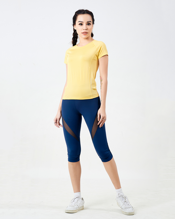 Set Đồ Tập Gym Yoga Nữ ACT ICADO AT26 Quần Lửng ICADO QL33 | Icado